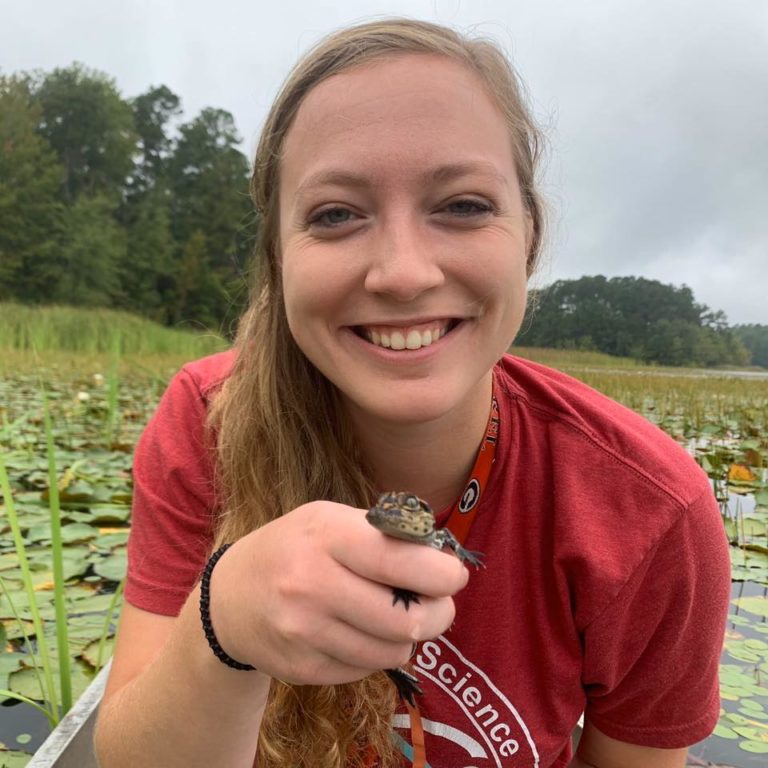 Emily Bertucci receives Dr. Rebecca Reyburn Sharitz and Carl Byrne ...